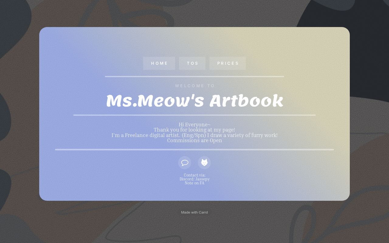 Ms.Meow's Artbook